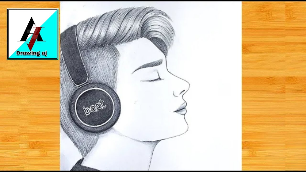 Earphones Drawing