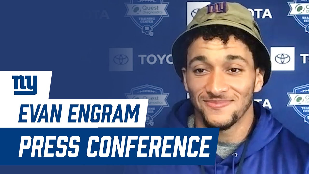 Evan Engram "Feeling Great" so far in Training Camp | New York Giants ...