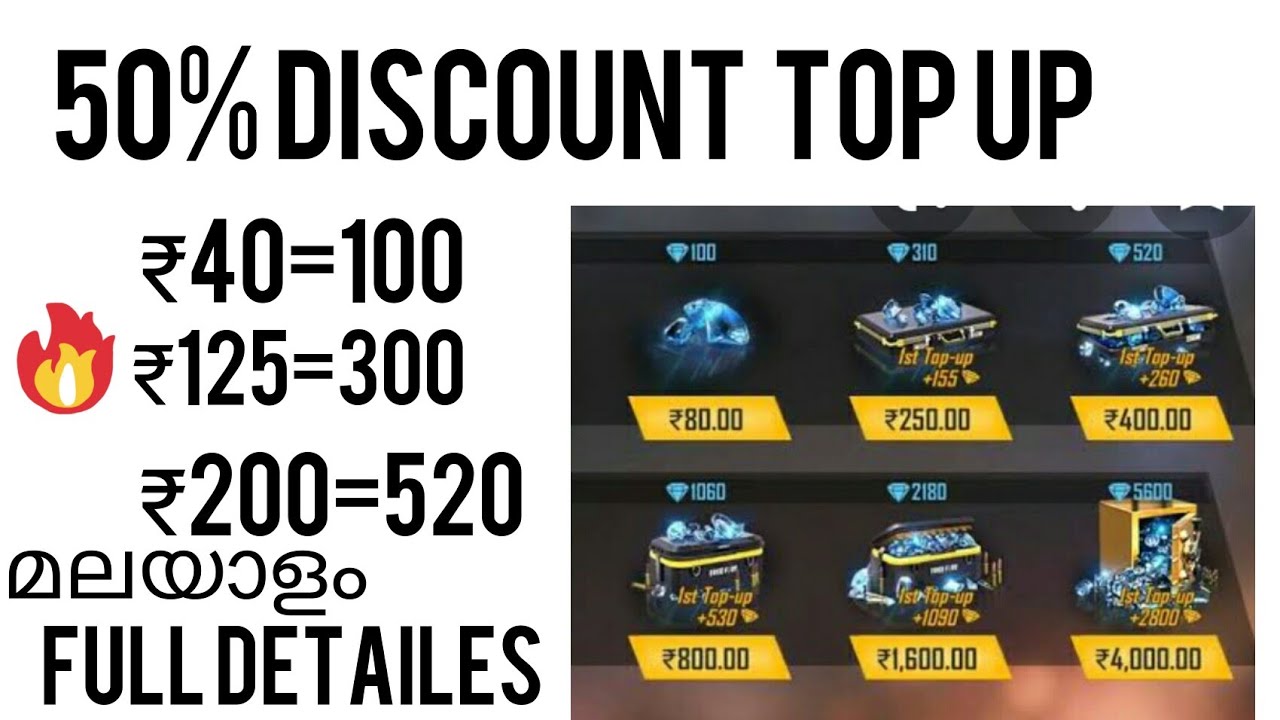 #GAMER TOP UP 50% offer എങ്ങനാ ചെയാം എവിടാണ് ചെയുന്നെ എല്ലാം.₹40::100 ...