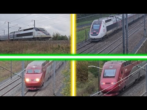 LGV Nord COMPILATION | PBA, PBKA, TGV POS AND MORE! - YouTube