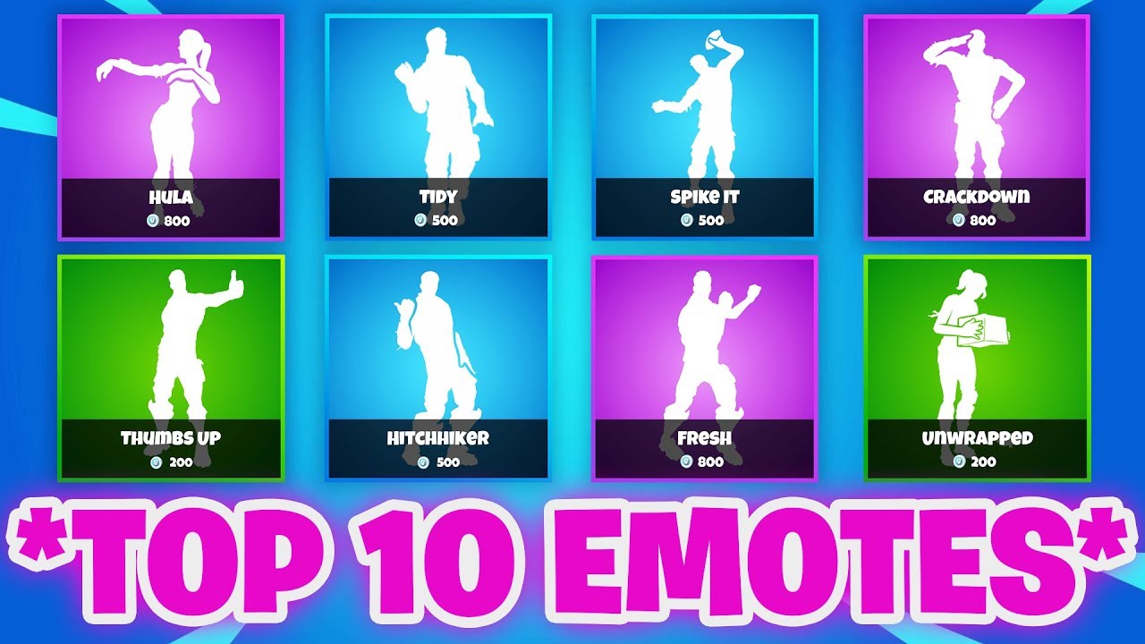 TOP 10 *SELTENSTEN* Emotes in FORTNITE die es JEMALS gab! (mega selten ...
