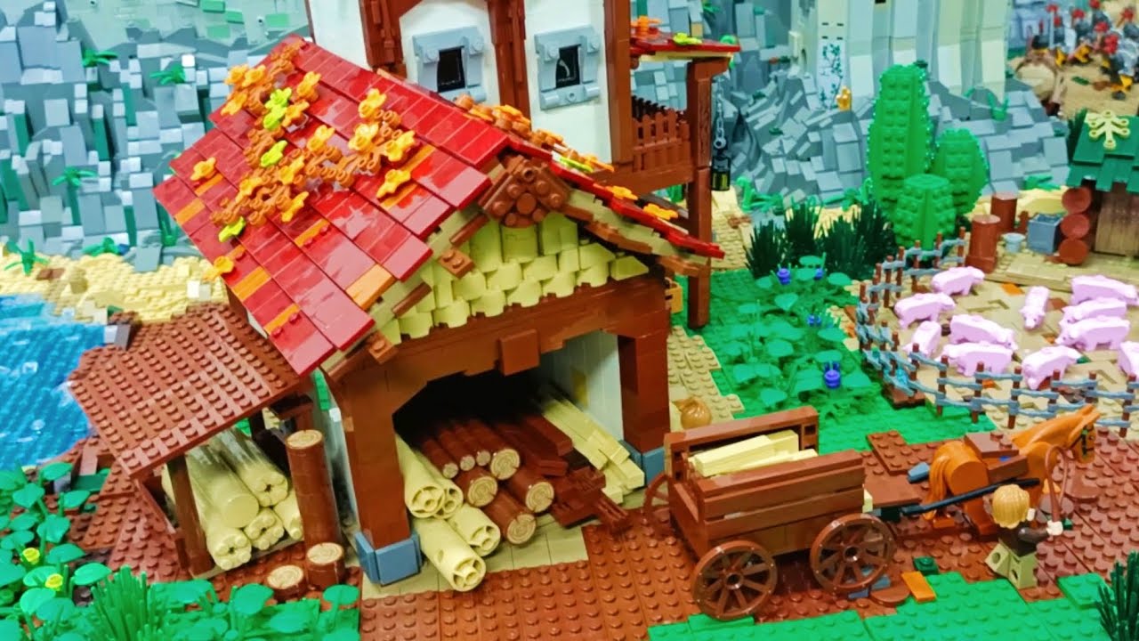 LEGO Studio Update #13 Medieval Sawmill 🪚🪚🪚 - YouTube