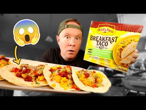 Old El Paso Makes A Breakfast Taco Kit?! 🍳🌮