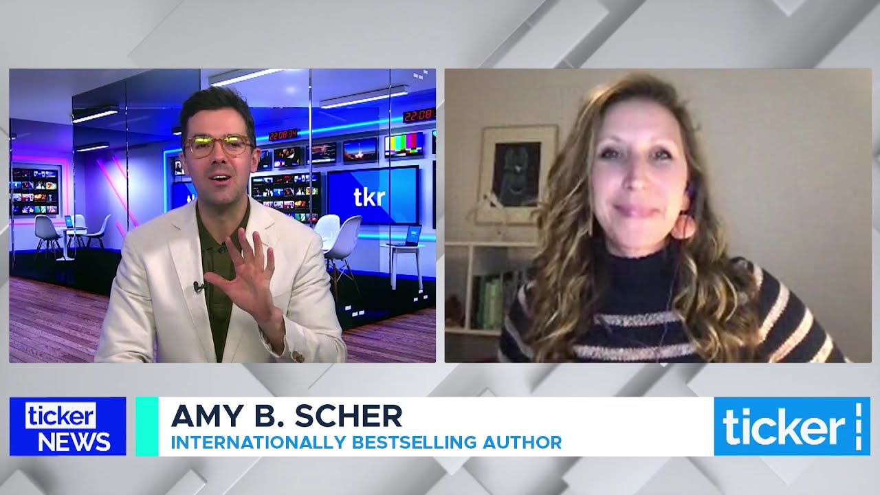 Advice for Writers: Amy B Scher joins Ticker News - YouTube