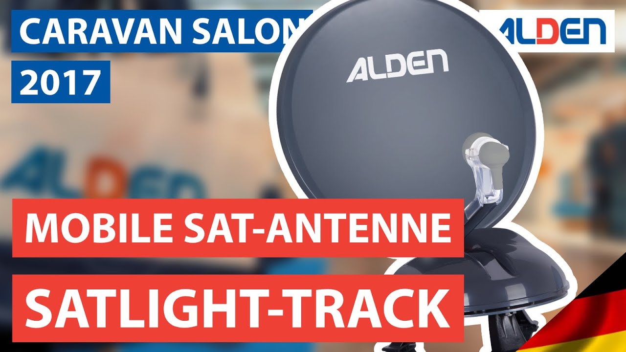 ALDEN Satlight-Track 50 HD mobile SAT-Anlage für Kastenwagen - YouTube