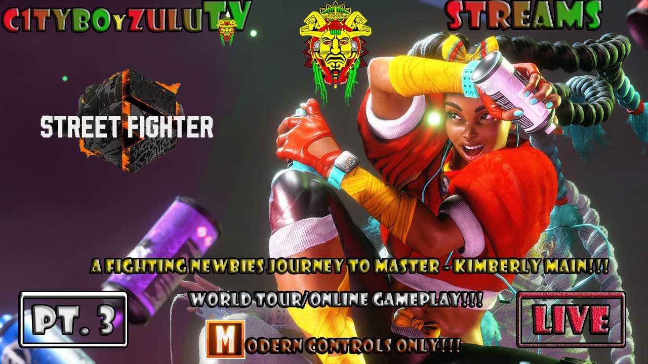 Street Fighter 6 Gameplay|Fighter Newbies Journey to Master- Kimberly ...