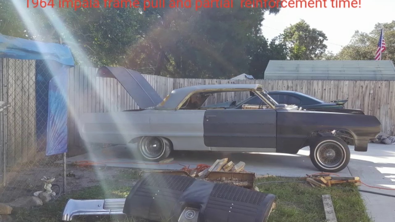 1964 impala solo frame pull and partial reinforcement (#PreciousMetal64 ...