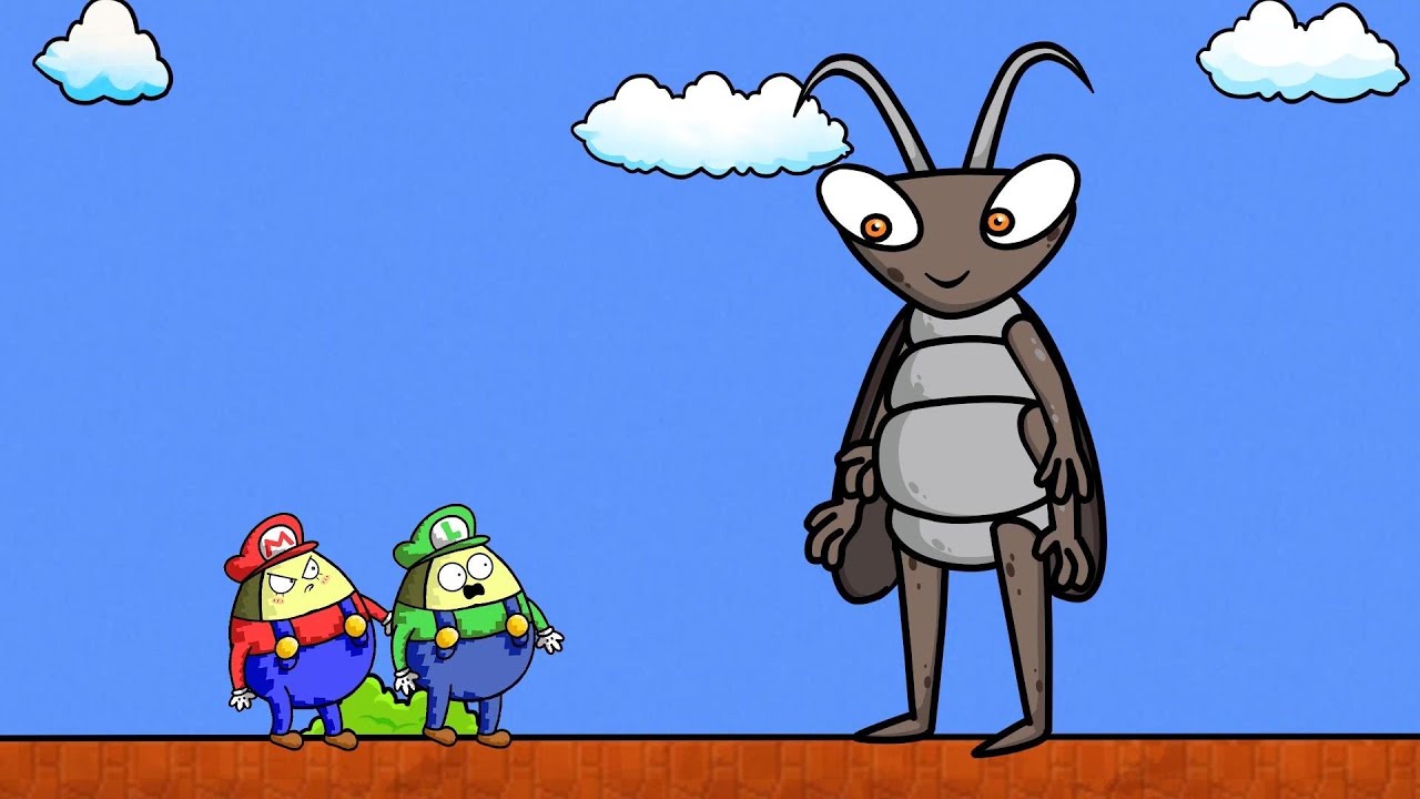 he avocado couple play games, break into the world of Super Mario, and ...