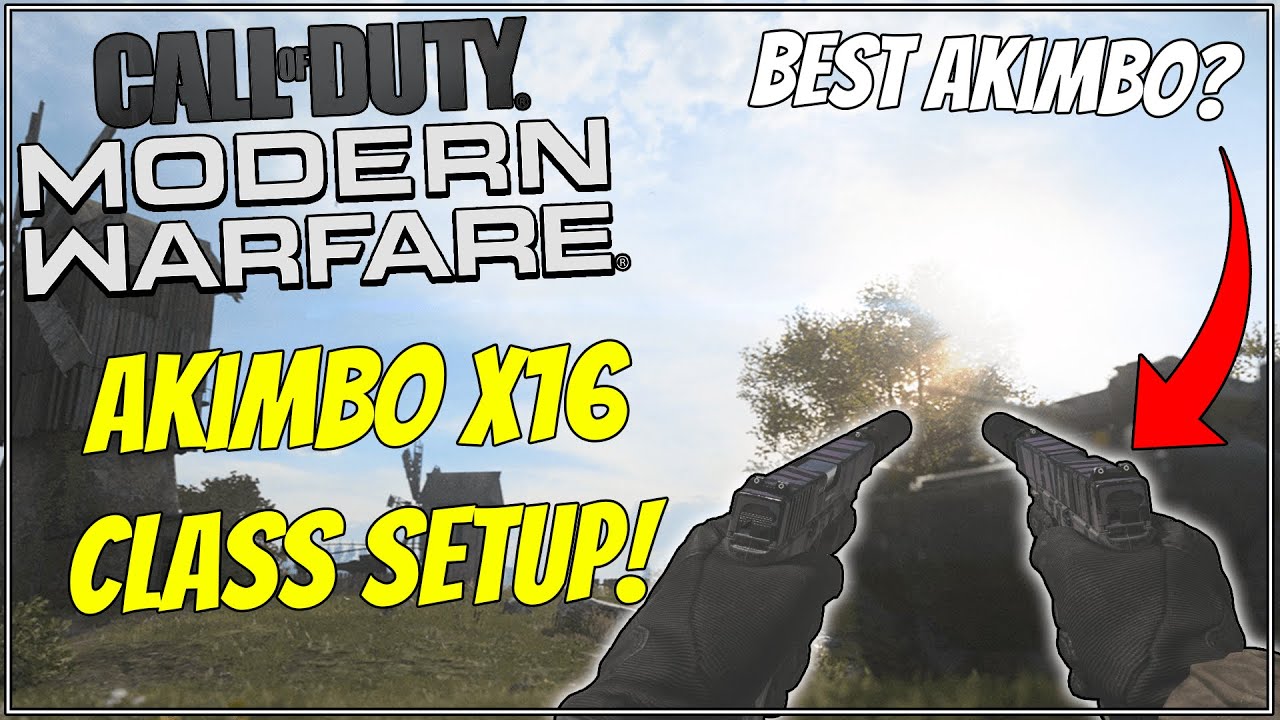 BEST AKIMBO PISTOL?! Best Akimbo X16 Class Setup in Modern Warfare ...