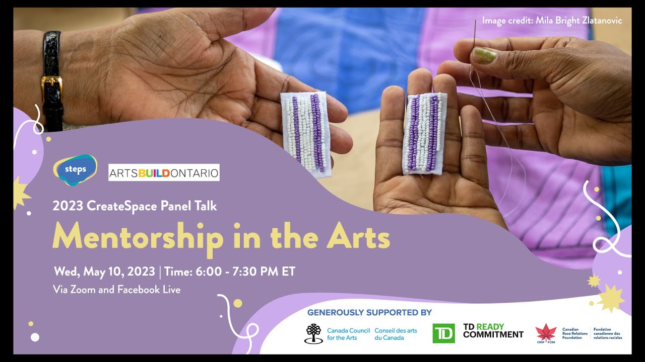 Mentorship in the Arts | 2023 CreateSpace Public Art Residency - YouTube