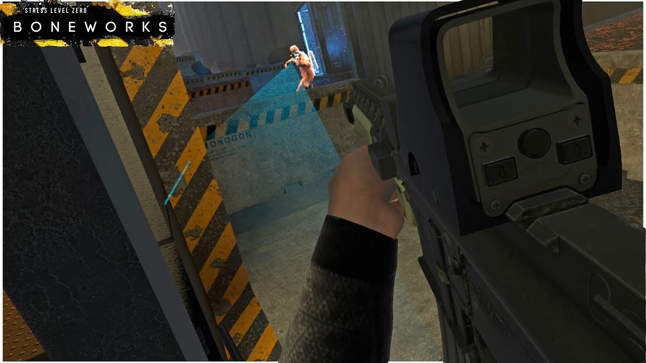 Boneworks VR 4k Shooting Guys on the Balls - YouTube