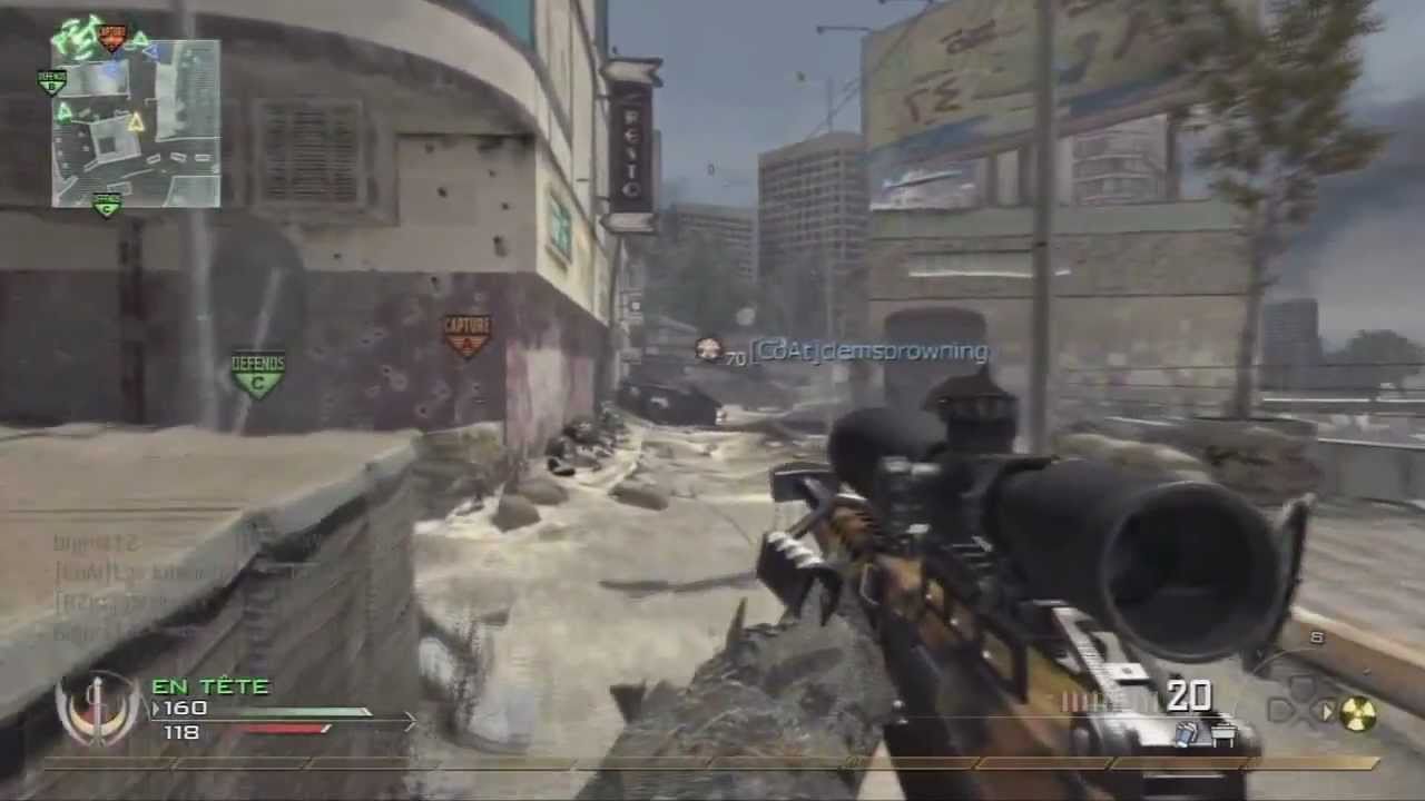 CoD:QG ♔ Barrett CAL .50 Tentative Nuke | INVASION | Commentée par ...
