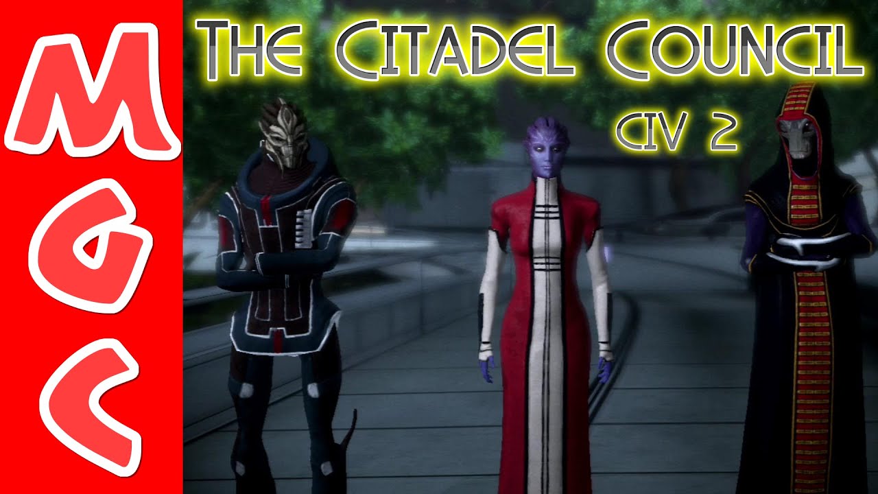 Mass Effect Lore - The Citadel Council (Galactic Civ 2) - YouTube