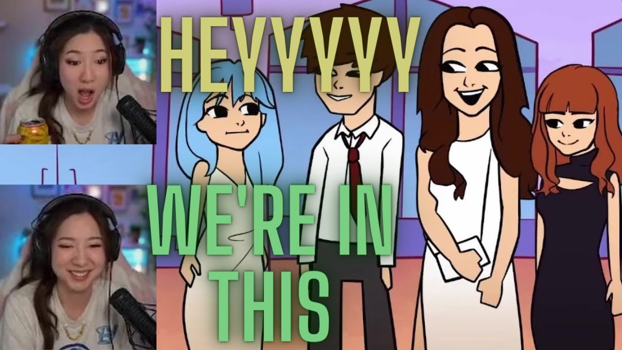 Fuslie Reacts To Streamer Awards Peepo Animation - YouTube