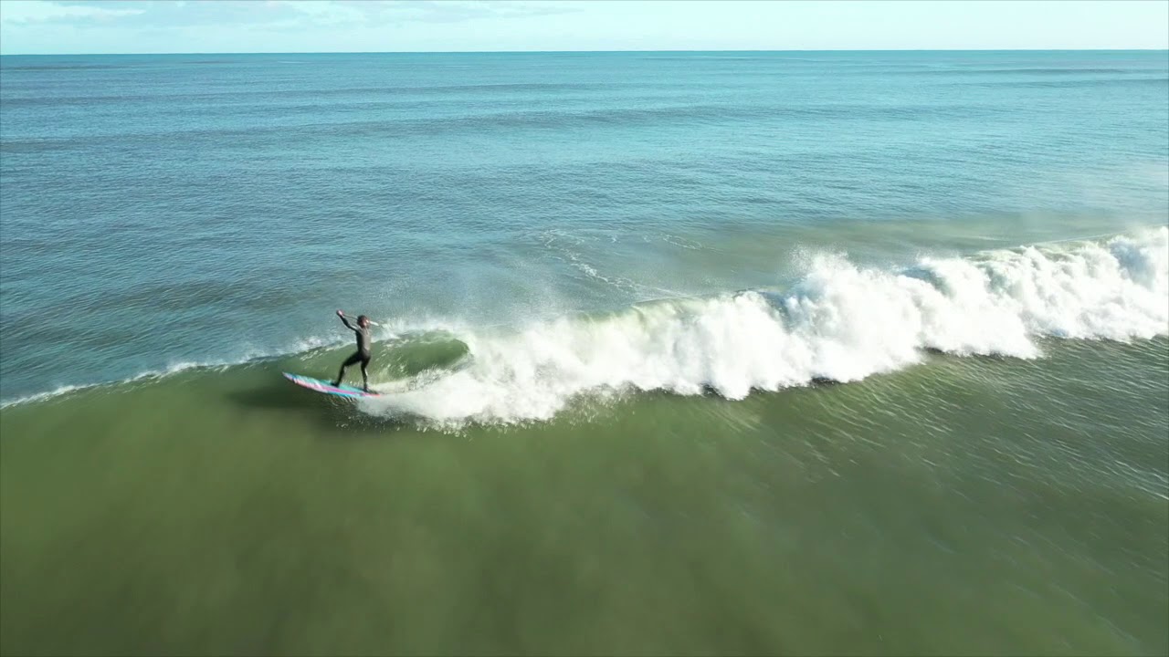 SUP SURFING TARANAKI NZ - YouTube