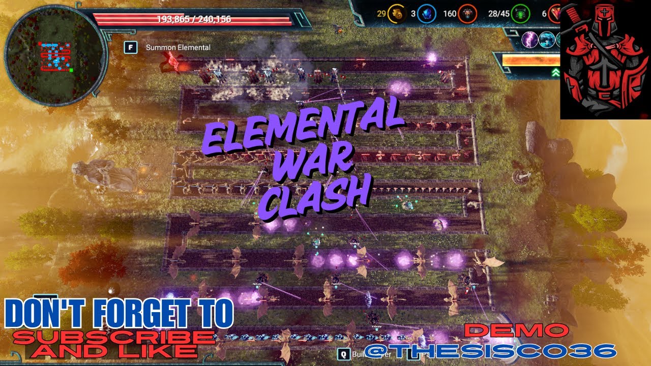 Elemental War Clash Demo, Tower Defense Game - YouTube