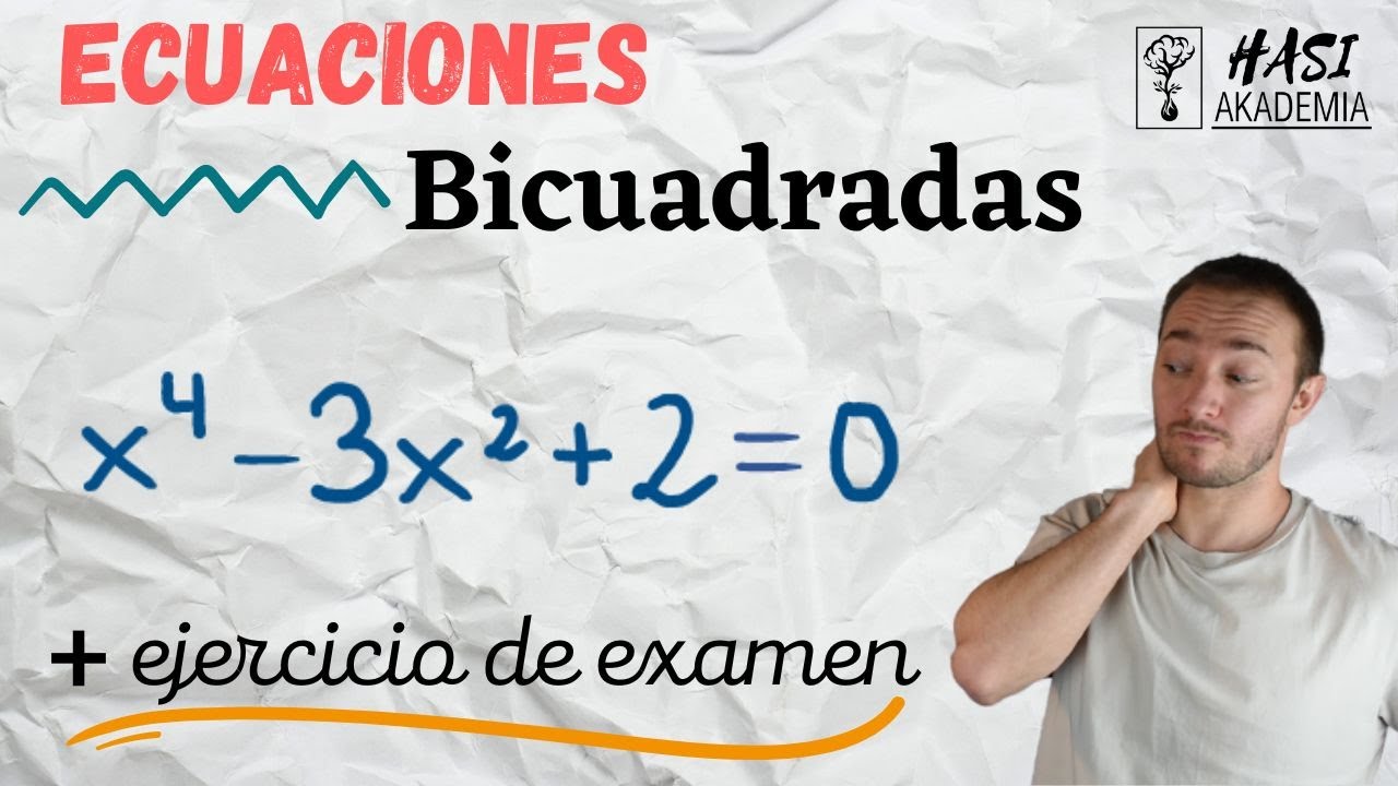ECUACIONES BICUADRADAS 🙌🙌 - YouTube