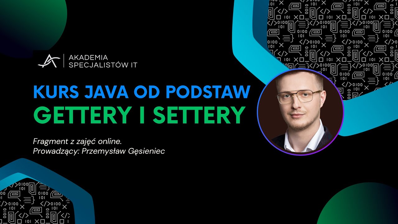 Getery i settery - Kurs Java od Podstaw - YouTube