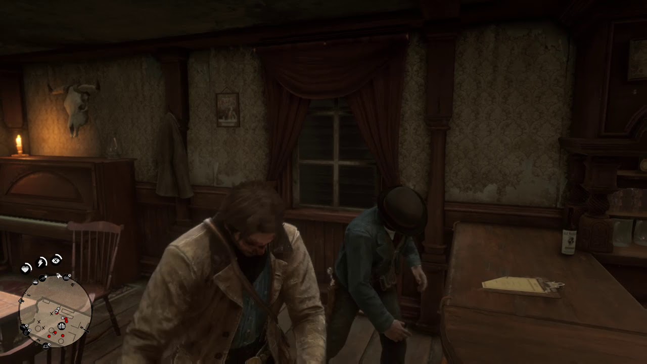 Red Dead Redemption 2- Brawling with Tommy at the Saloon - YouTube