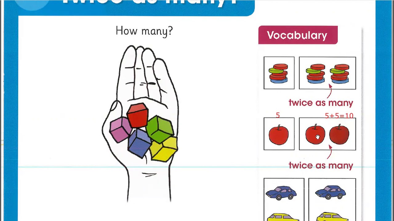 Maths Twice as many? page 15 - YouTube