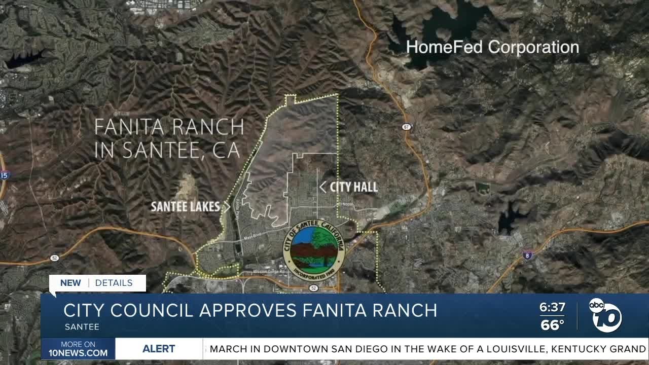 Santee Council approves Fanita Ranch project - YouTube