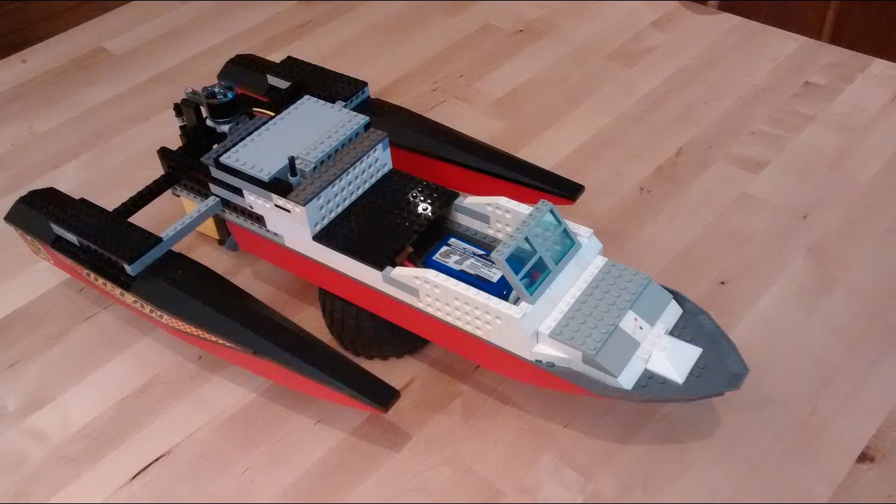 Lego Brushless Speed Boat - YouTube