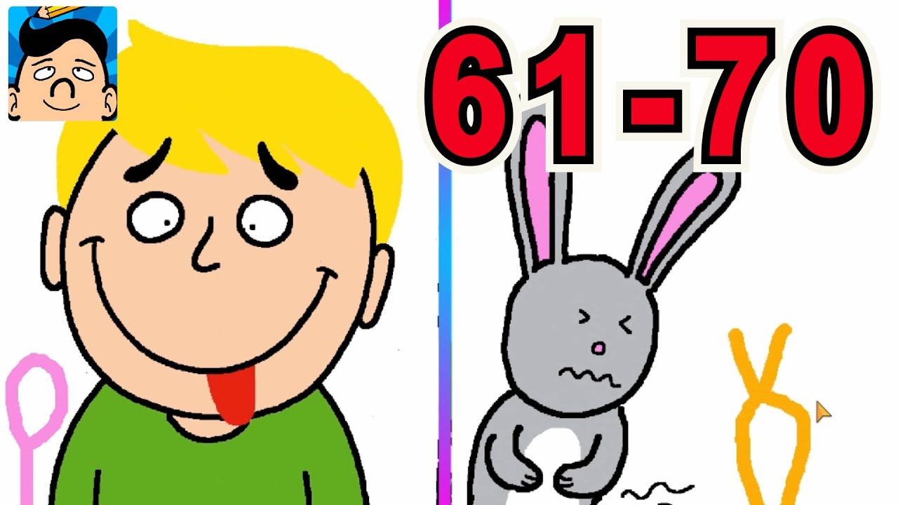 Just Draw level 61 - 70 Android Gameplay Walkthrough HD Part 7 - YouTube