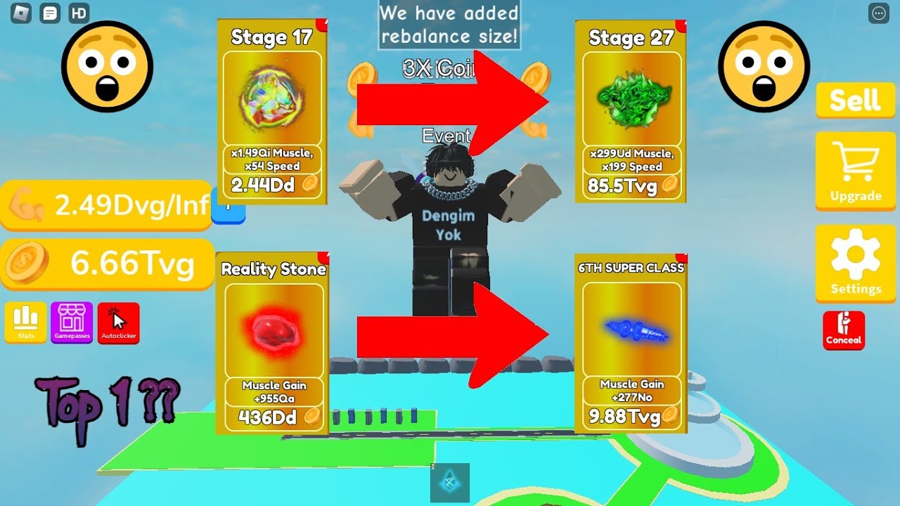 Roblox Lifos Lifting Simulator 2 Grinding To Stage 17-26 Top 1? - YouTube