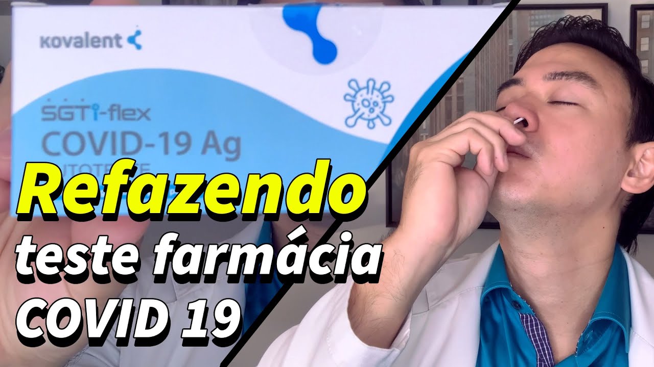 novo teste de farmácia covid19 - YouTube
