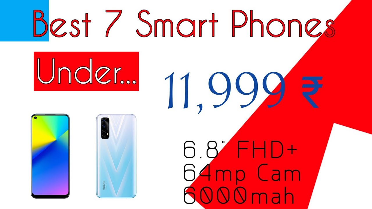 12000 में 7 Smart phones | Best phones under 12k, UFS 2.2 Storage sath ...