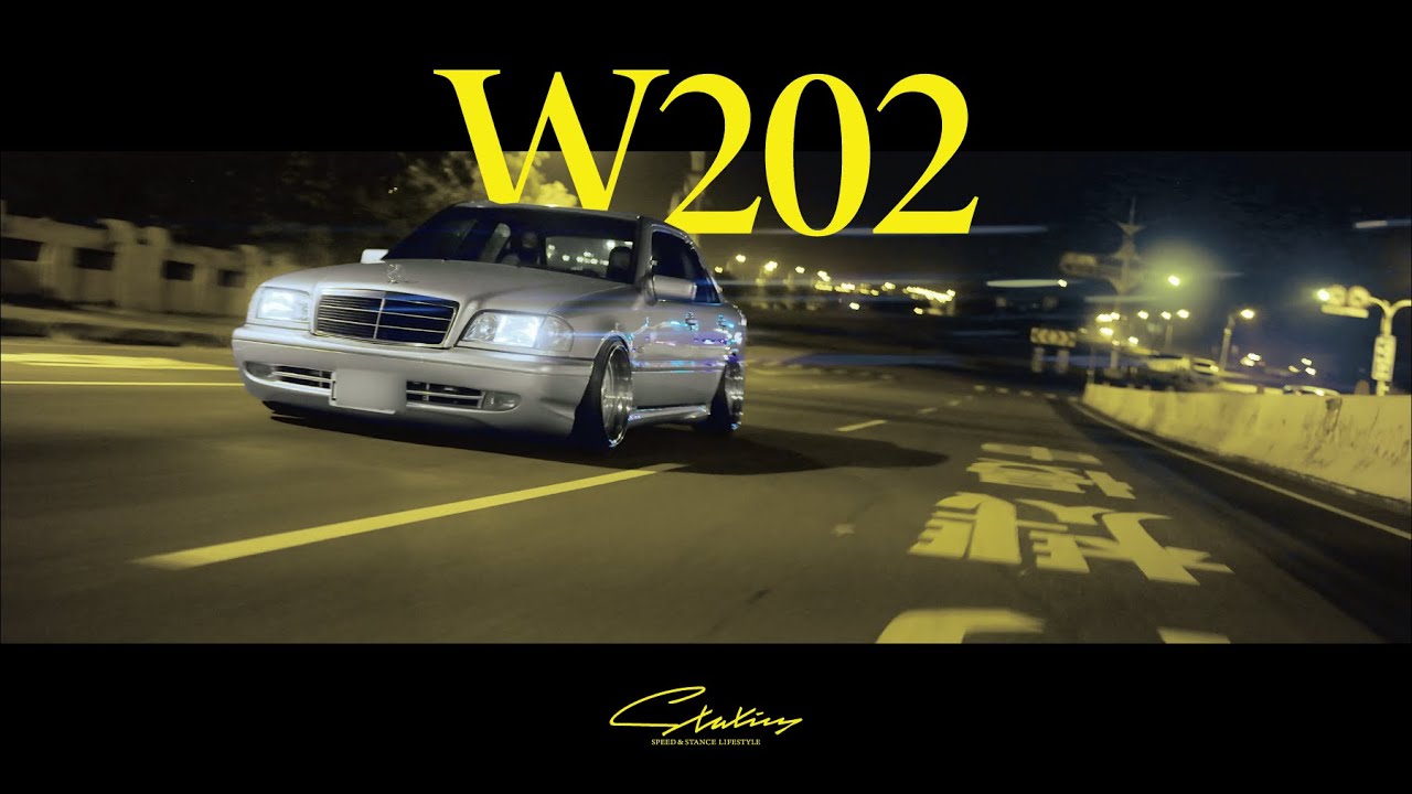 Mercedes Benz w202 stance - By Statics - YouTube