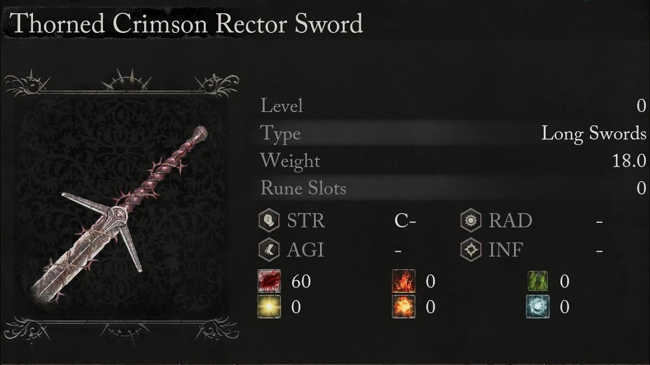 'Thorned Crimson Rector Sword' Weapon Location Guide - LotF 2023 - YouTube