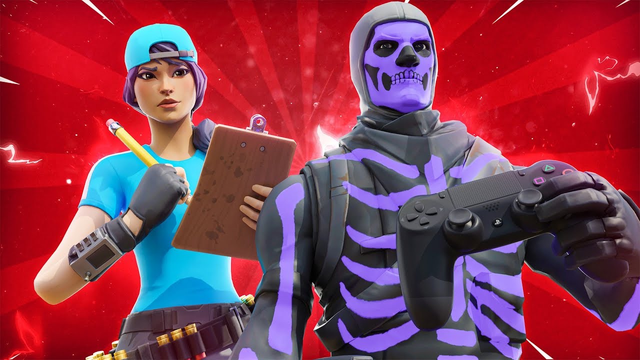 I tried out for a Fortnite Clan on CONTROLLER... - YouTube