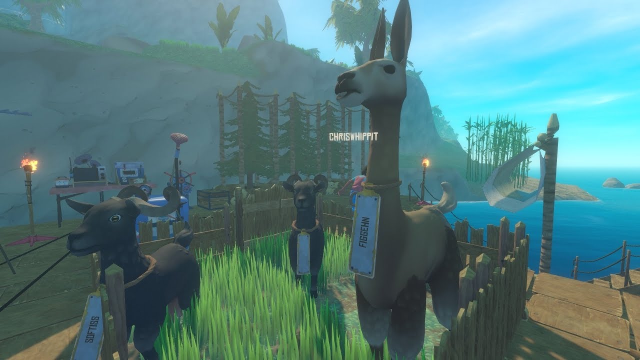 FÅNGAR EN LAMA! | Raft #5 - YouTube