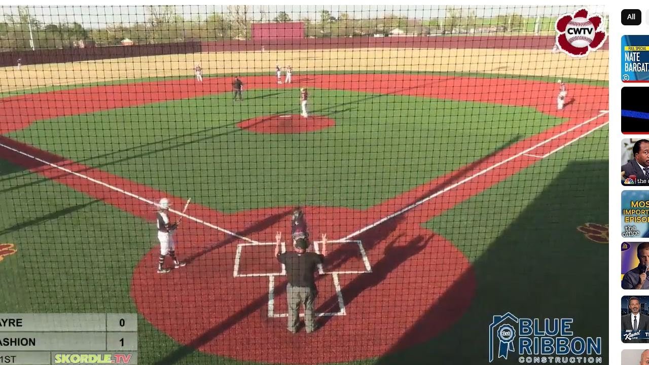 Sayre at Cashion Baseball - YouTube