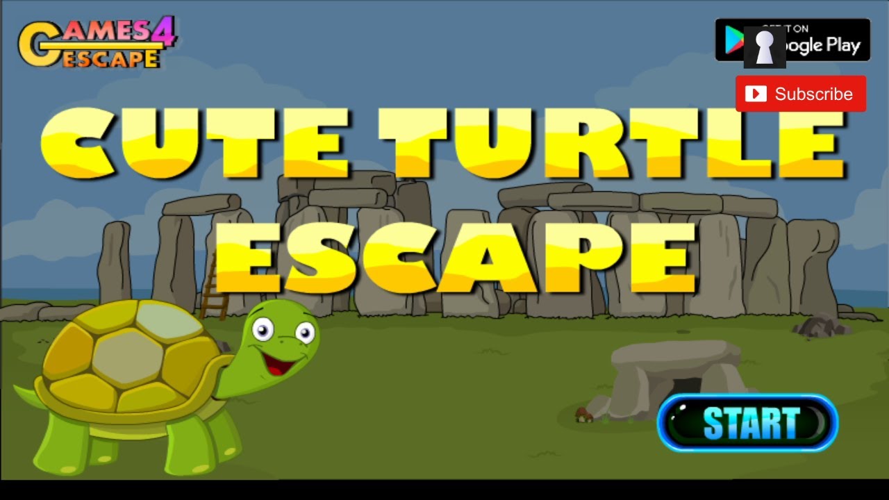 Cute Turtle Escape Walkthrough - Games4Escape - YouTube