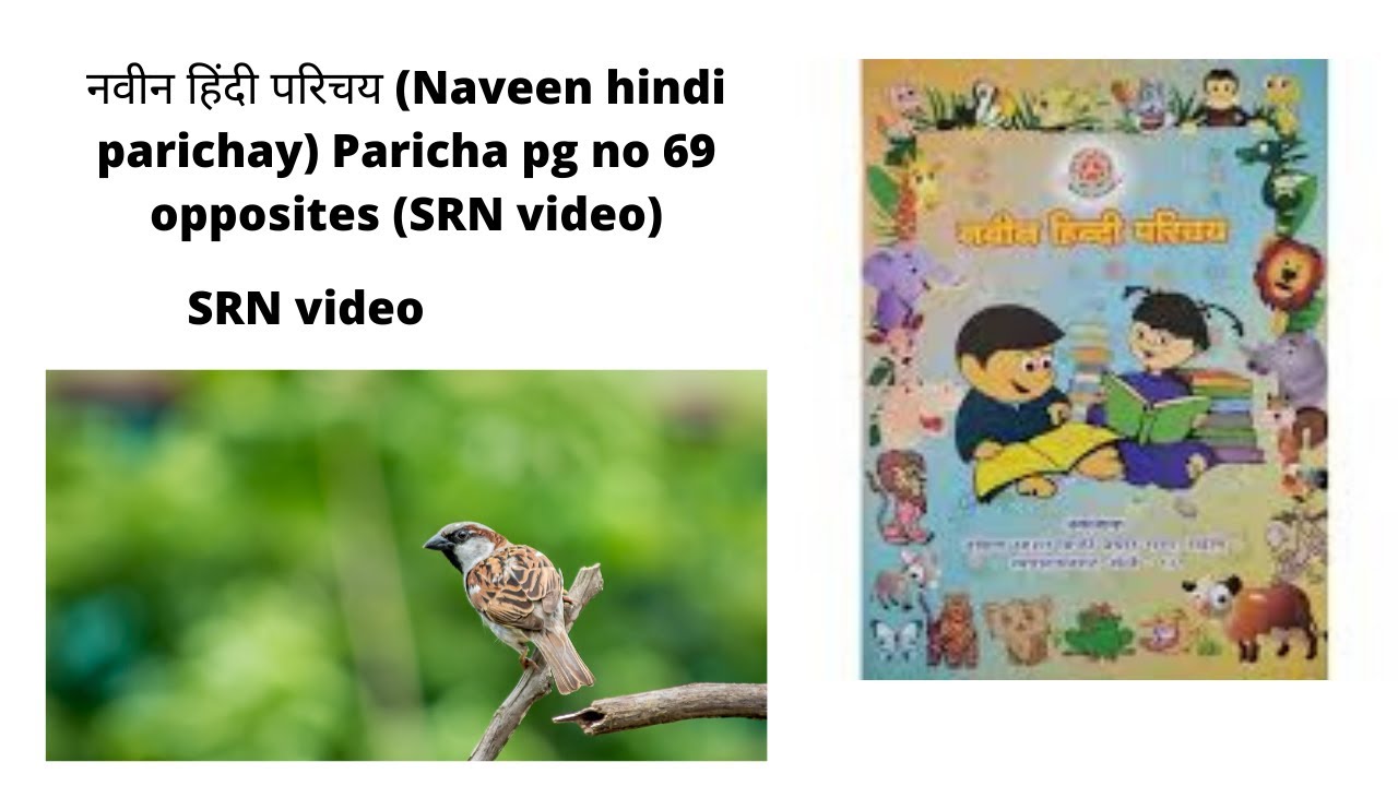 नवीन हिंदी परिचय (Naveen hindi parichay) Paricha pg no 69 opposites ...