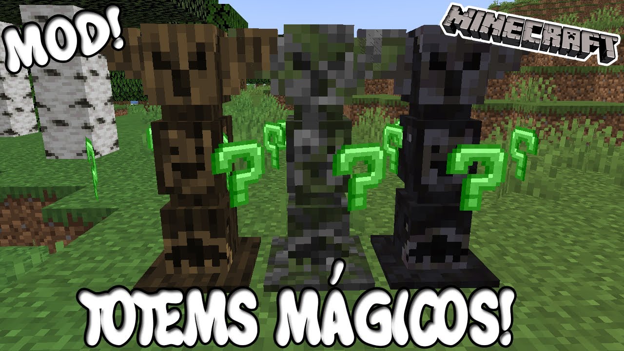 TOTEMS MÁGICOS! Minecraft 1.19.2 MOD MAGIC TOTEMS! - YouTube