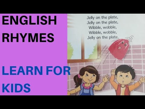 Learn English rhymes Jelly on the Plate with book, kiddo kids, nursery ...