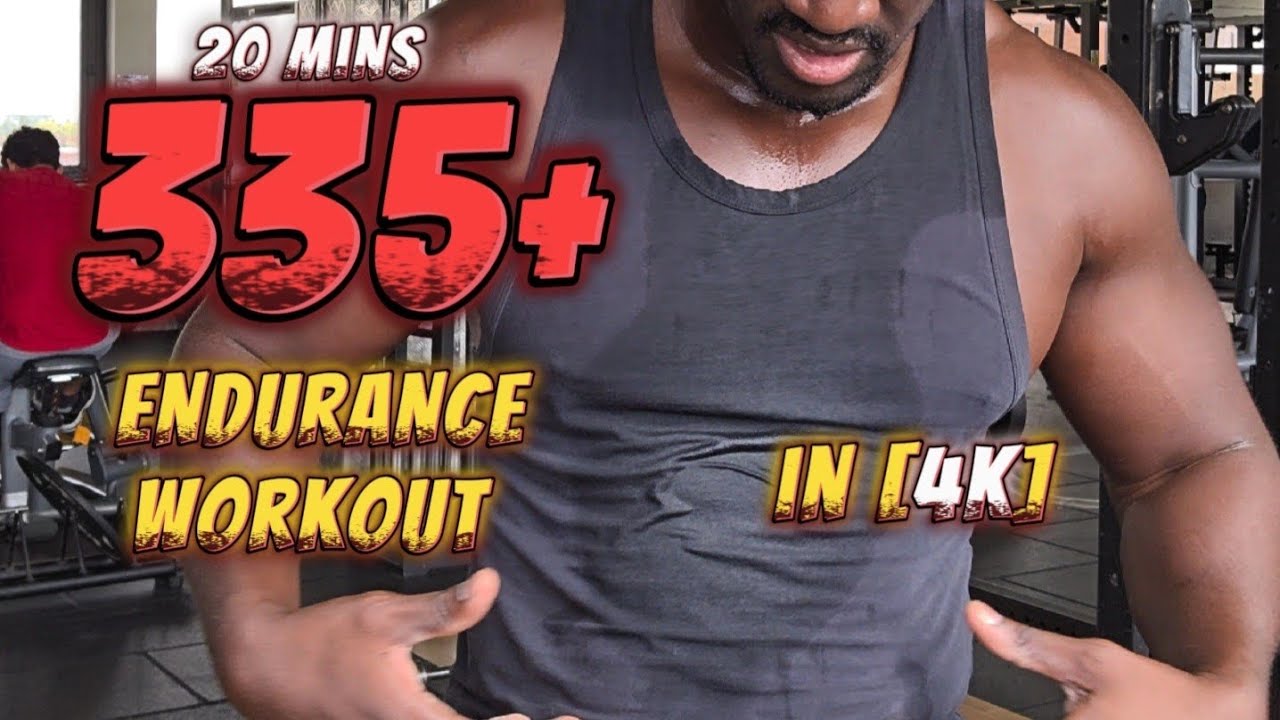 20 MINS ENDURANCE WORKOUT | IN [4K] - YouTube