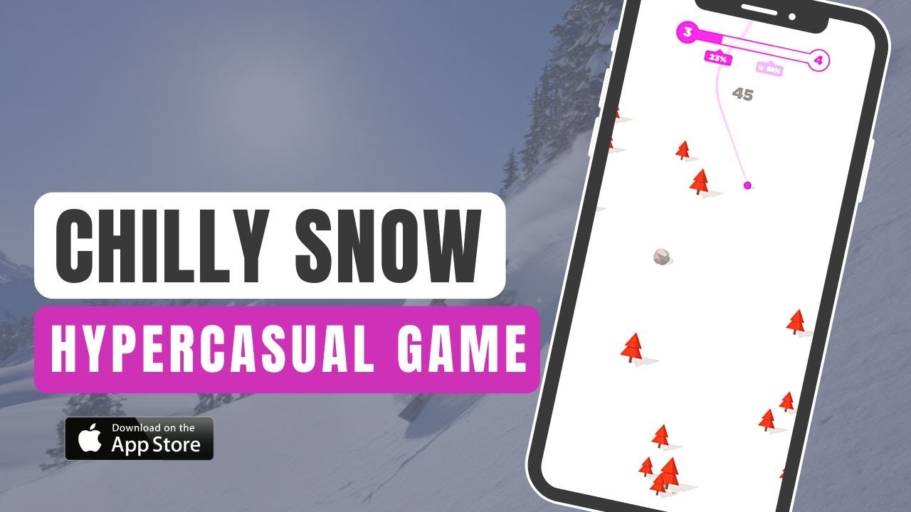 Chilly Snow ⛷🏂🏻 Gameplay | iOS | Mobile Game | Skiing - YouTube