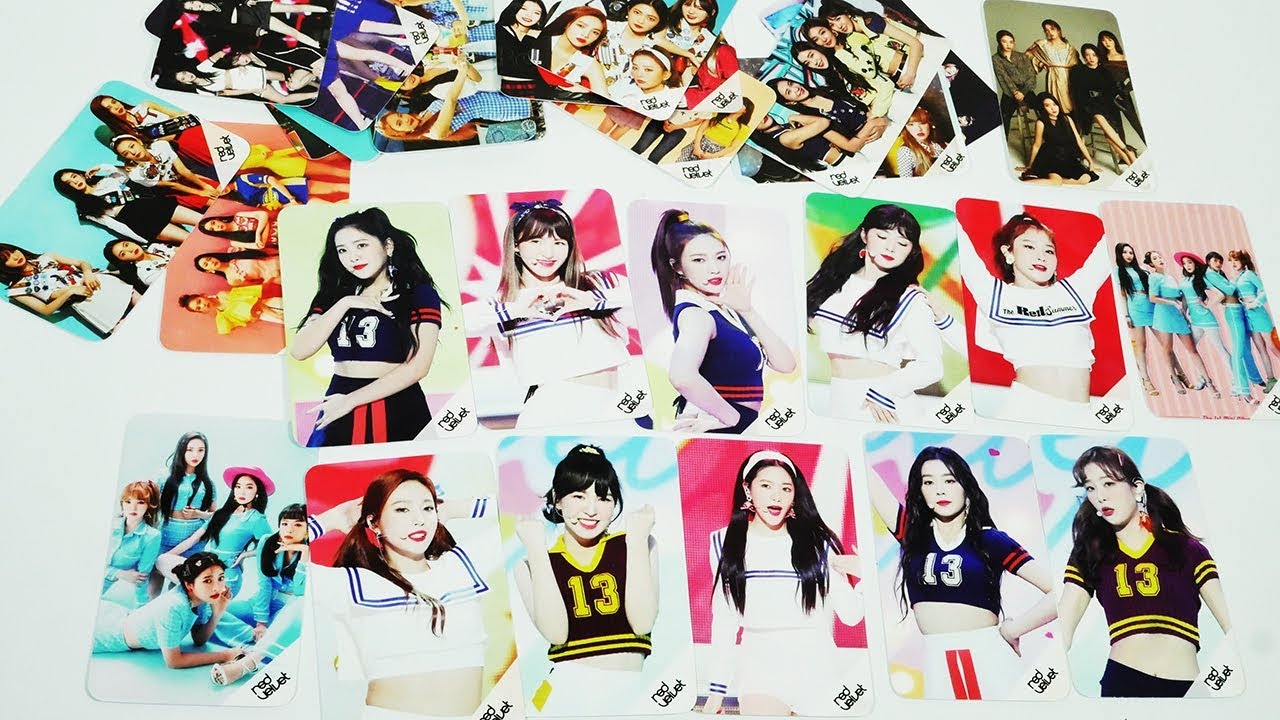 레드벨벳 메시지 포토 카드 컬렉션 세트 리뷰 Red Velvet Photo Message Cards Collection ...