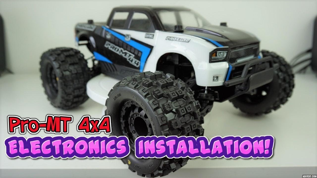 Pro-Line Pro-MT 4x4 Upgrades & 1/8th Scale Electronics Installation ...