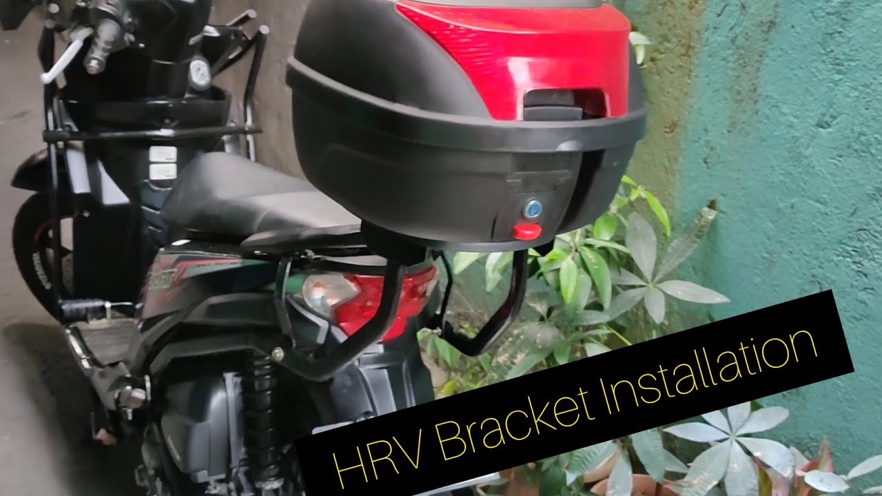 HRV Bracket for TopBox Installation | Honda Beat FI Version 1 - YouTube