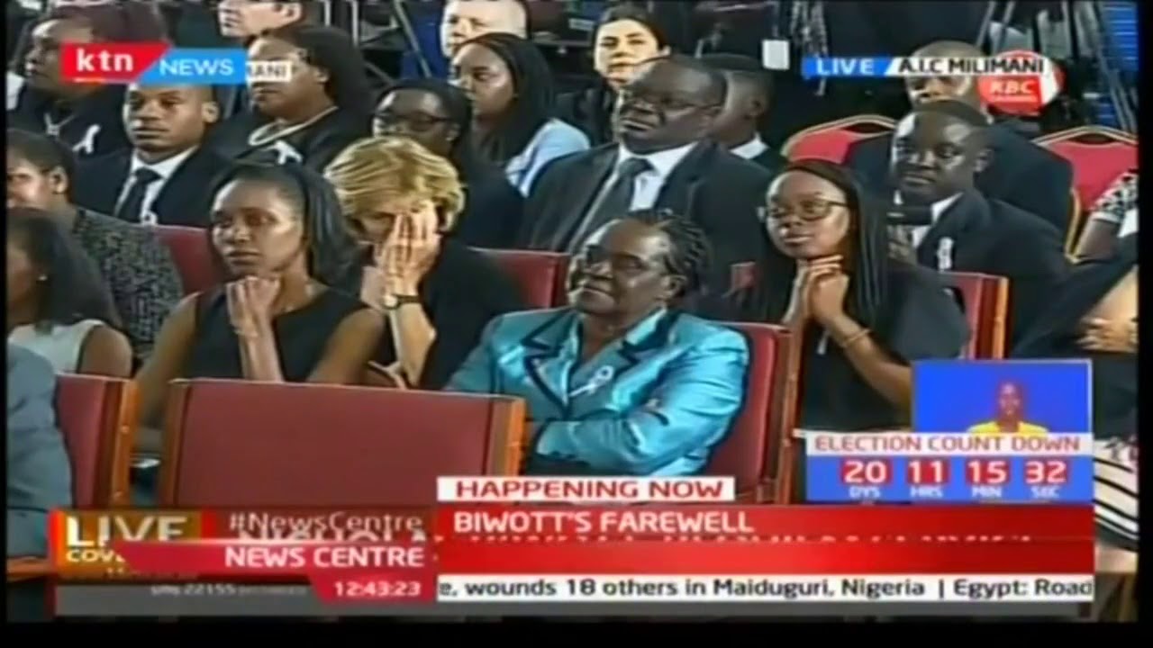 Kiprono Kittony speaks during Nicholas Biwott's funeral service - YouTube