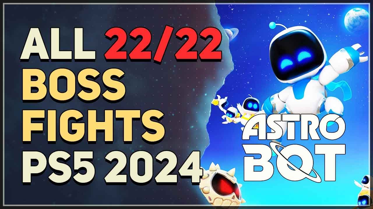 All 22 Boss Fights Astro Bot 2024 (PS5) - YouTube