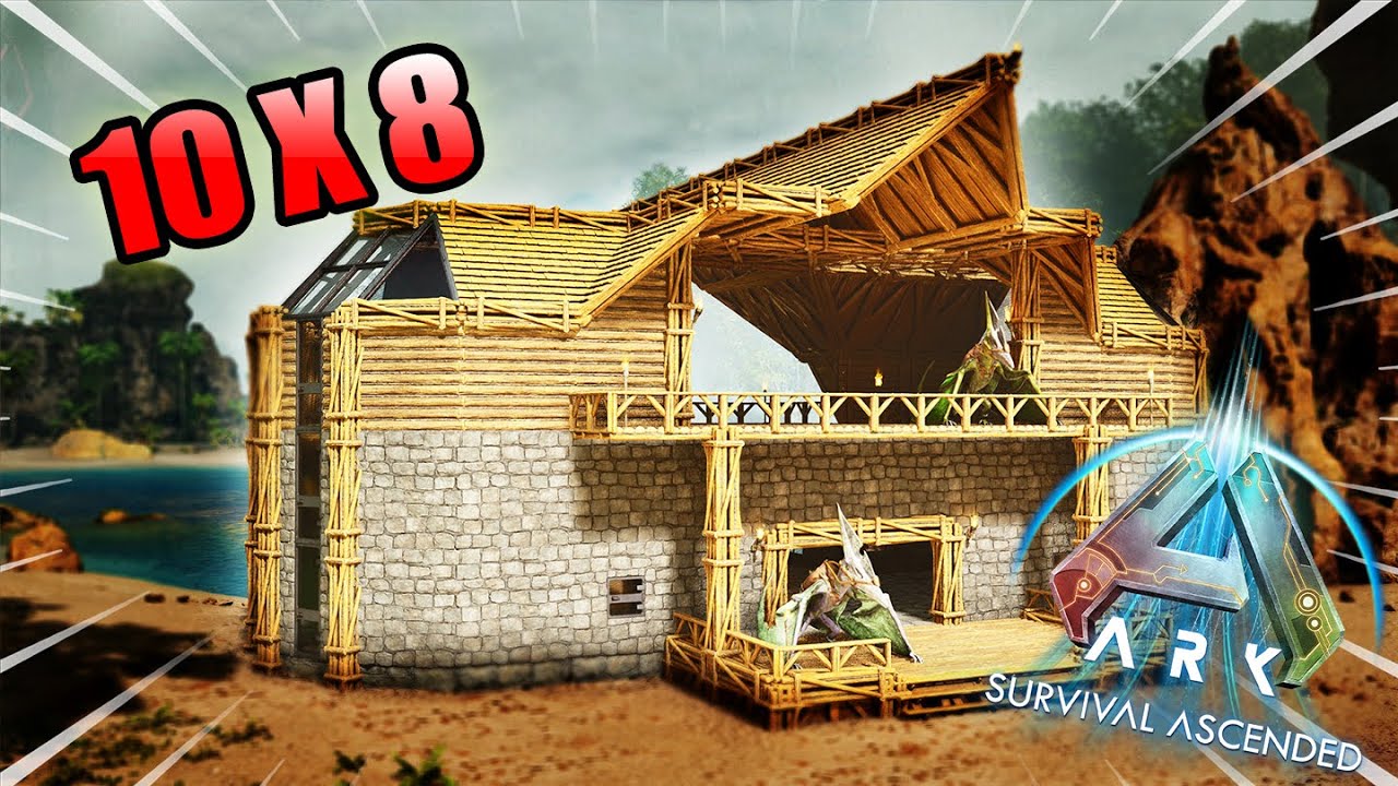 ARK Ascended | TUTO DESIGN MAISON 10x8 #02 - YouTube