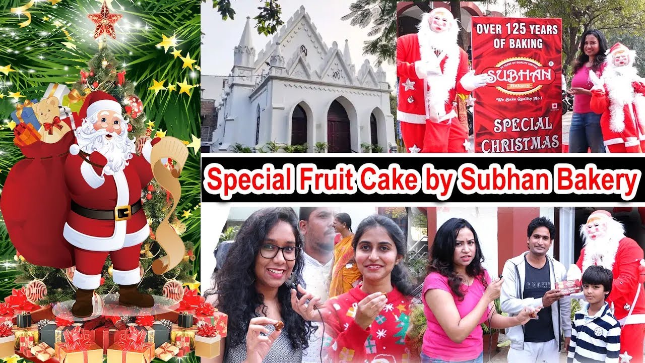 Christmas Special Fruit Cake Gifted by Subhan Bakery | Santa Claus ...