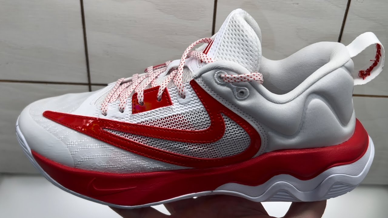 Nike Giannis Immortality 3 All Star Red White Basketball Shoes - YouTube