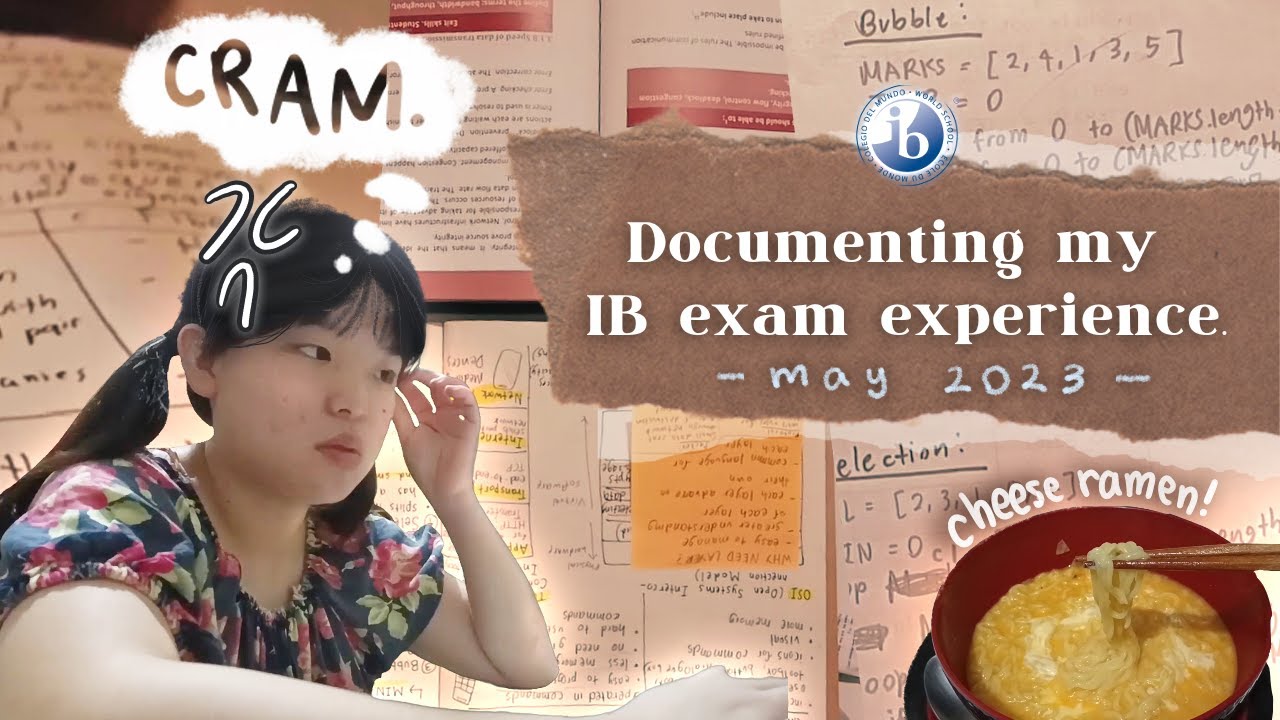 FINALS vlog!! 😿 | cram for IB final exams with me (part 1) - YouTube